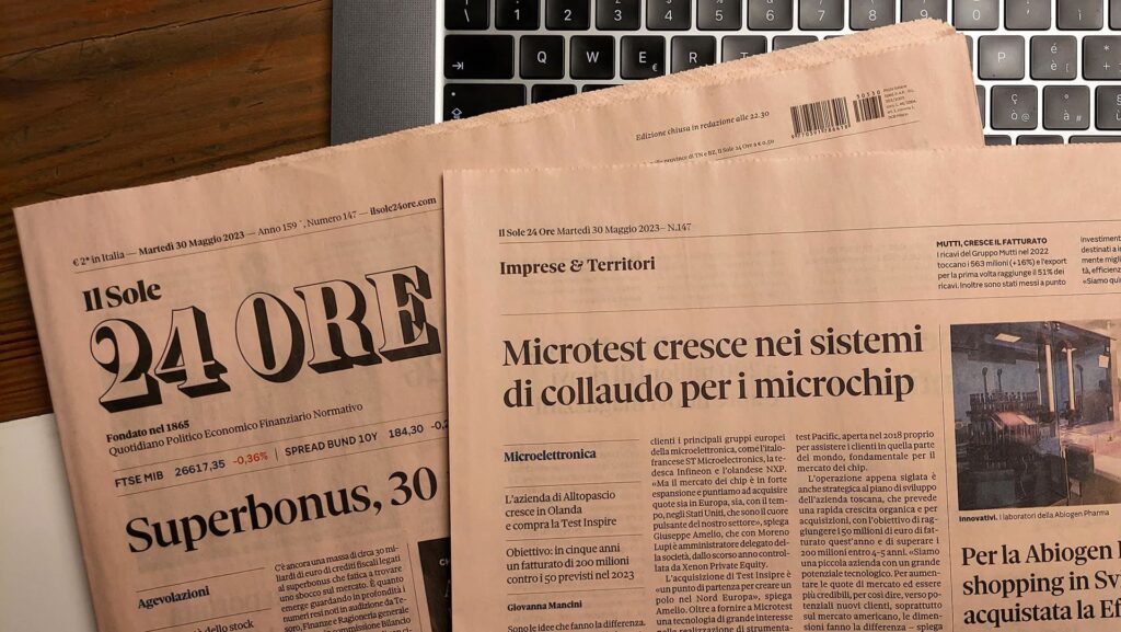 FIRST INTERNATIONAL ACQUISITION FOR MICROTEST: IT GROWS STRONGER IN THE ...